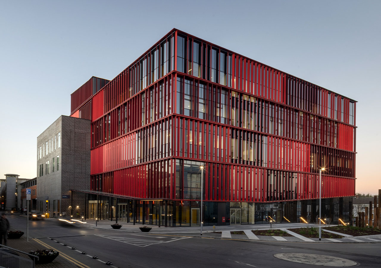 DCU Future Tech Building - Woodfit Acoustic Panels Ireland